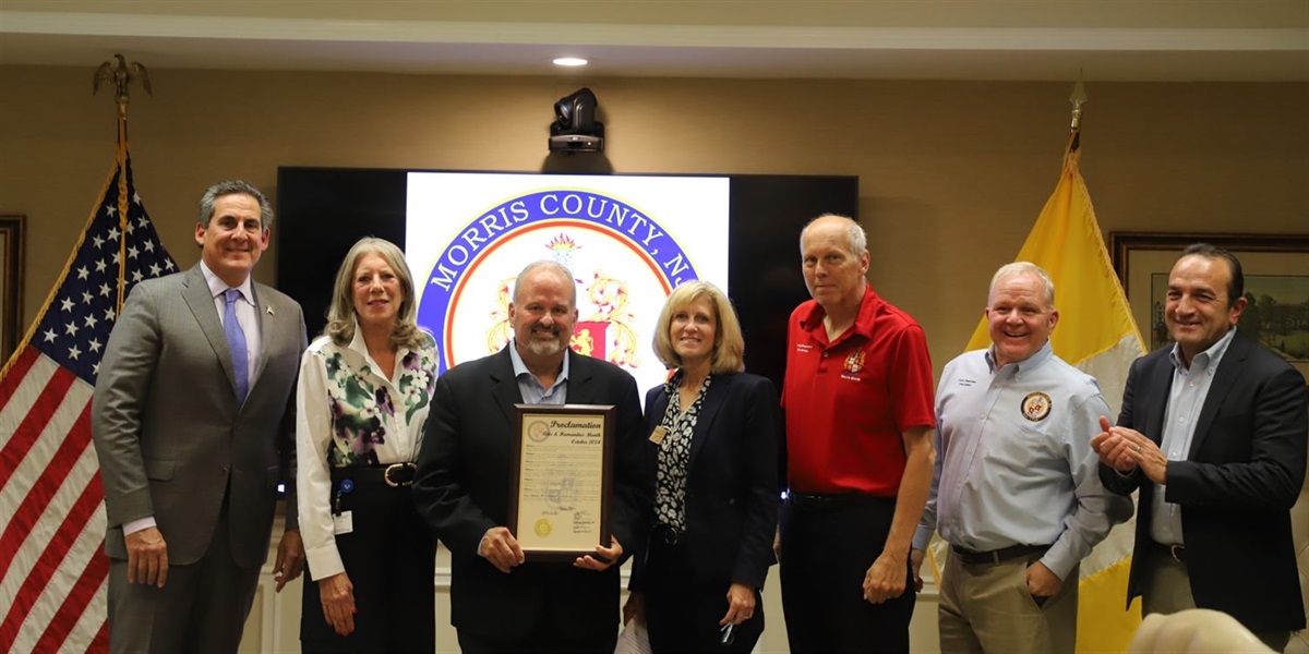 Morris County Proclaims October Arts & Humanities Month – Morris County, NJ