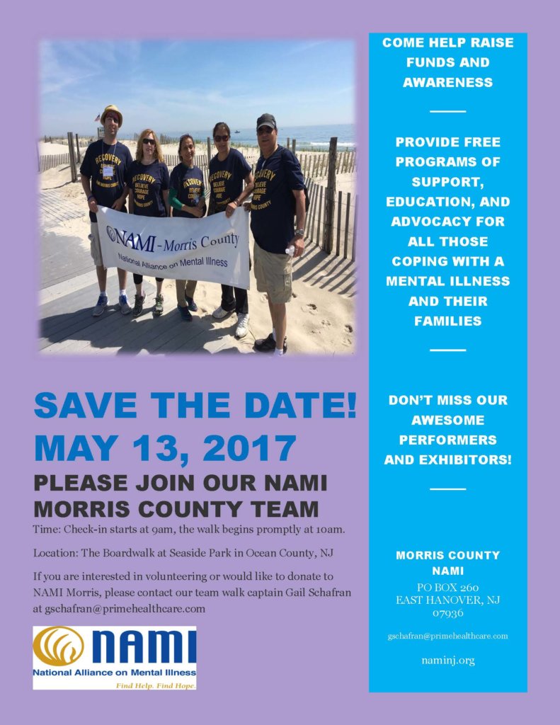 NAMI Walks - Join the Team! – Morris County, NJ