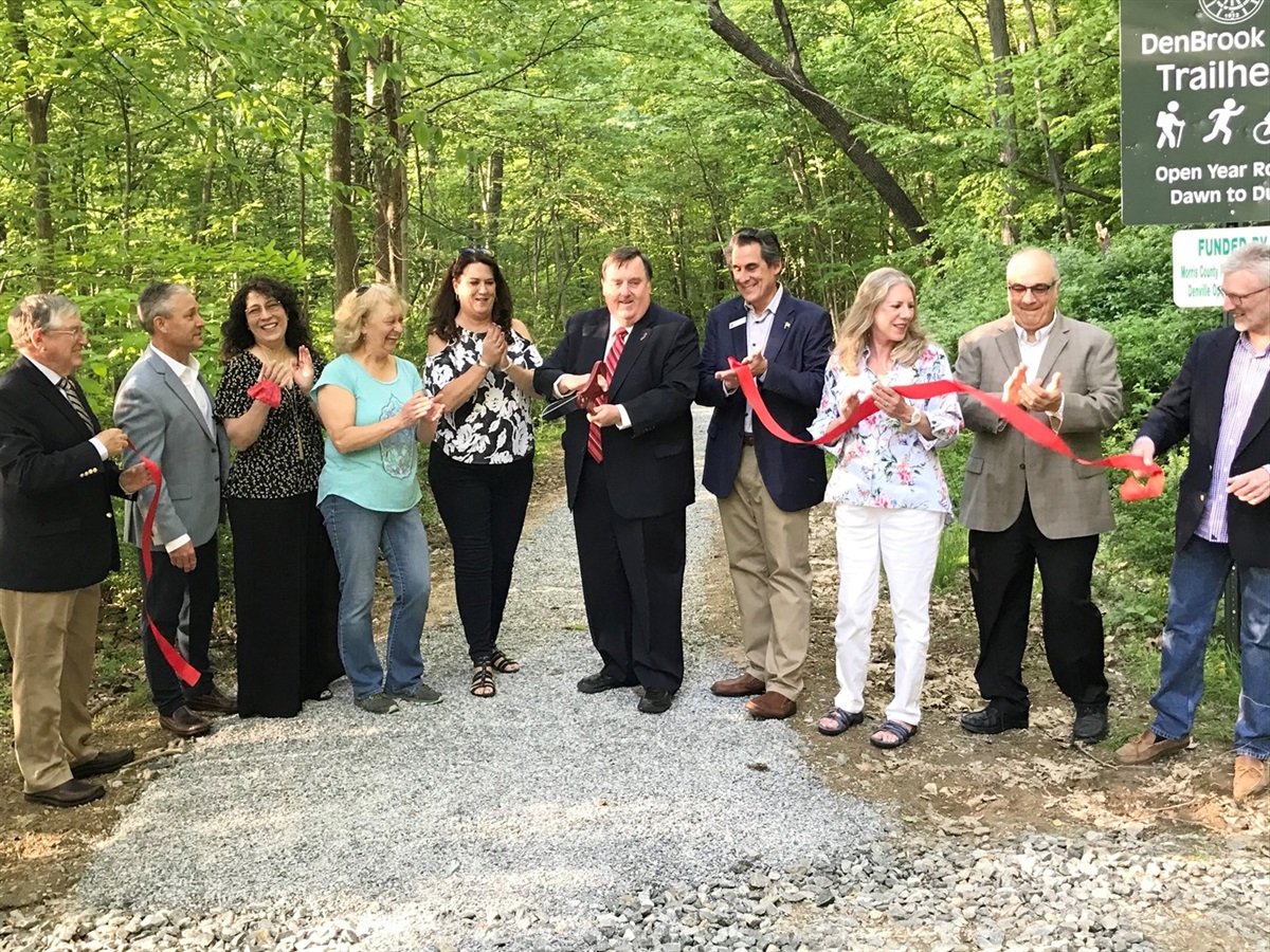 Morris County & Denville Officials Open Den Brook Trail – Morris County, NJ