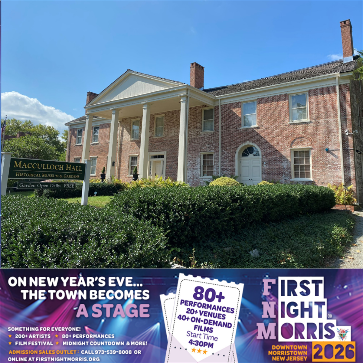 First Night Morris County to Launch Morris County’s 250th Anniversary ...